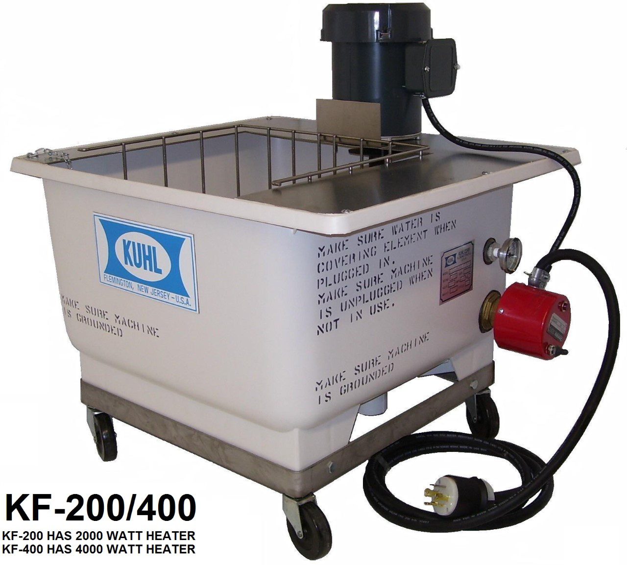 Fiberglass Egg Washer 2000 Watt 110 Volt - Kuhl Corp