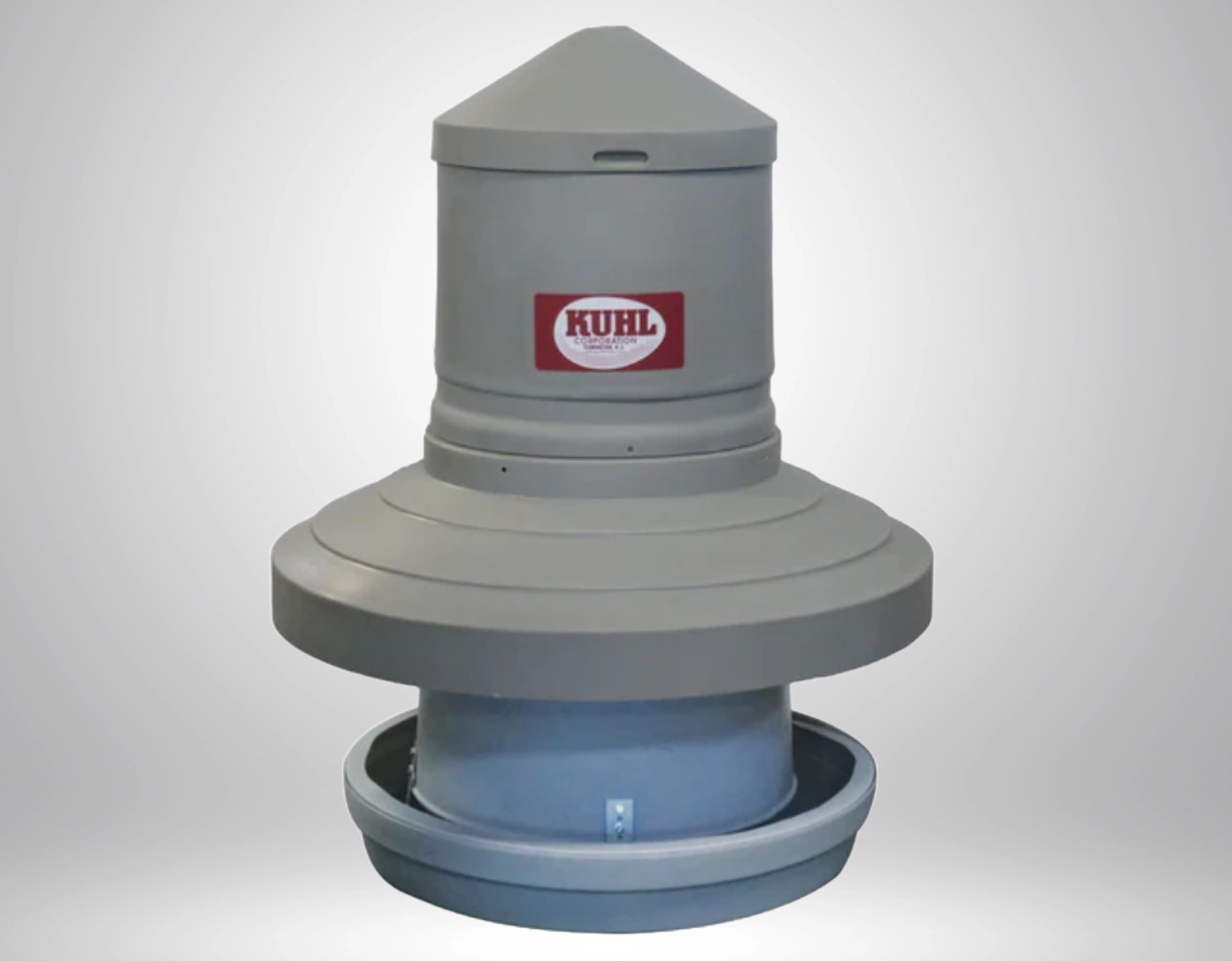 300 lb Range Feeder Complete w/ Rain Shield - Kuhl Corp